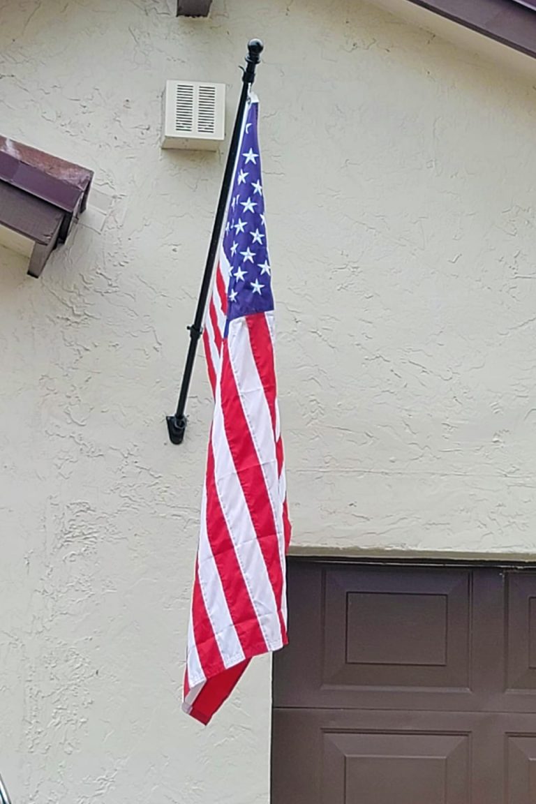 Display the American flag to show your American pride